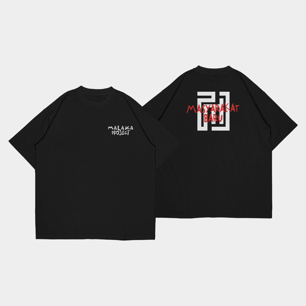 Jual Malaka Project - Kaos Masyarakat Baru Tees Black | Shopee Indonesia