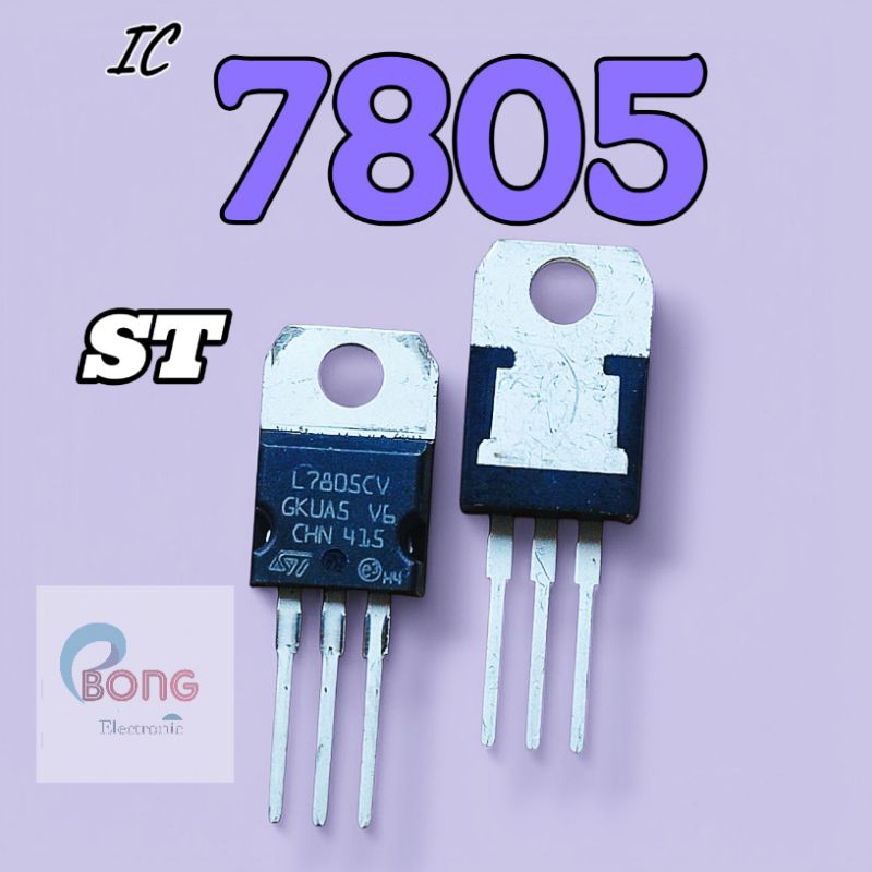 Jual IC 7805 / L7805CV Positive Voltage Regulator 5V 1A | Shopee Indonesia