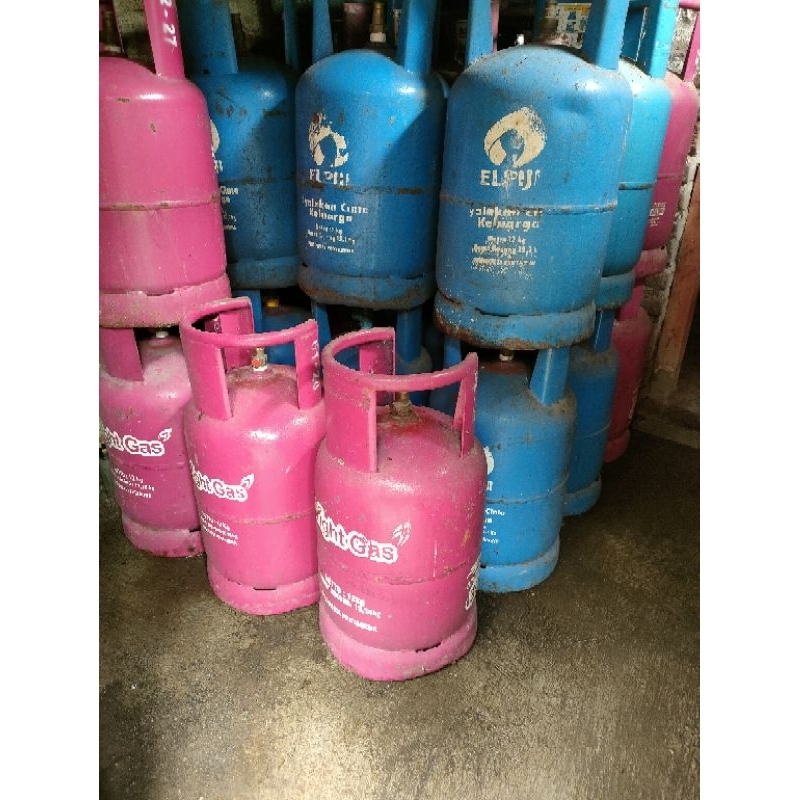 Jual Tabung Gas Elpiji 12kg Kosong dan Tabung Gas Elpiji 12kg plus Isi, Tabung Gas warna Biru ...