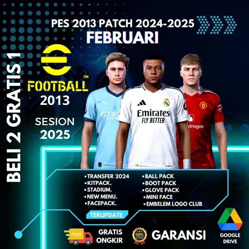 Jual PES 2013 + PATCH TERBARU 2025 | PC/LAPTOP GAMES | Shopee Indonesia
