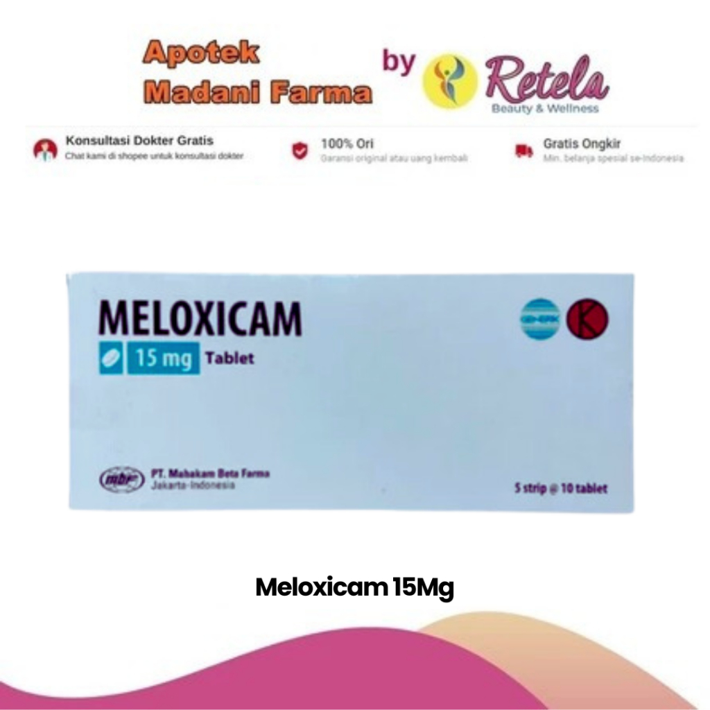 Jual MELOXICAM 15MG BOX ORIGINAL | Shopee Indonesia