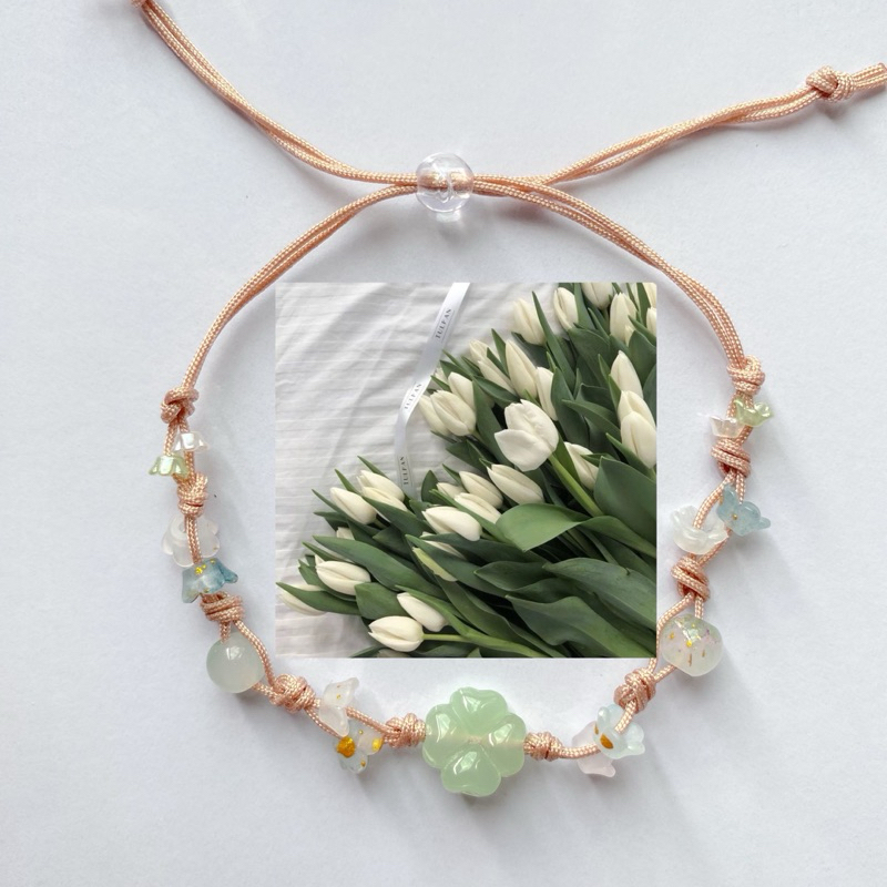 Jual [FLOWY] gelang tali - gelang serut - aesthetic bracelet korean style | Shopee Indonesia