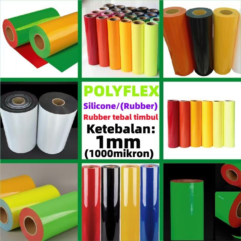 Jual Polyflex Silicone/Polyfex Rubber/Polyfex Karet Timbul Tebal 1mm ...
