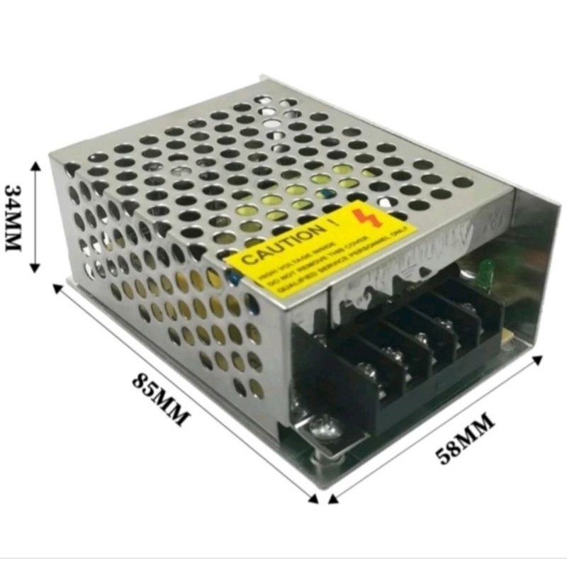 Jual Power supply adaptor switching 12V 5A murni adaptor led strip 5 ampere 12 volt original ...