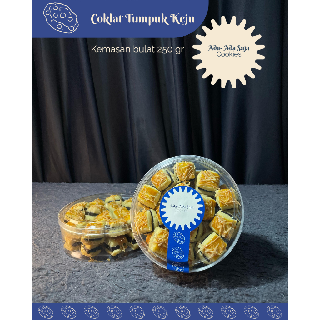 Jual ADA ADA SAJA COOKIES COKELAT TUMPUK KEJU LAPIS KUE KERING PREMIUM ...
