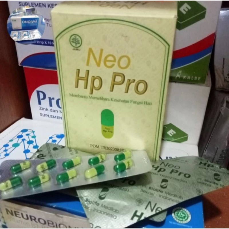 Jual hp pro NEO HP PRO vitamin liver strip isi 10 kapsul biolife ...
