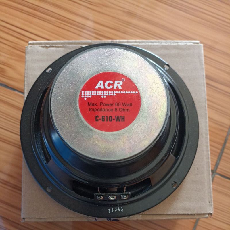 Jual speaker acr 6 inch c 610 wh woofer miniatur 8 ohm 60 watt | Shopee ...