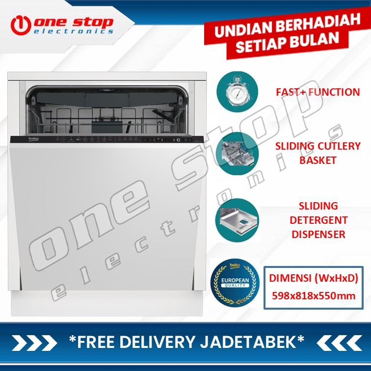 Jual BEKO DIN28430 / DIN 28430 Mesin Pencuci Piring Dishwasher Tanam ...