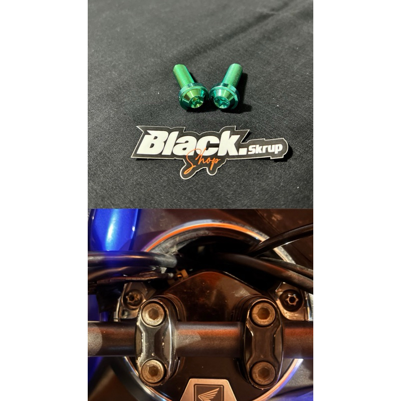 Jual Baut klem stang pcx titanium gr5 (1pcs) | Shopee Indonesia