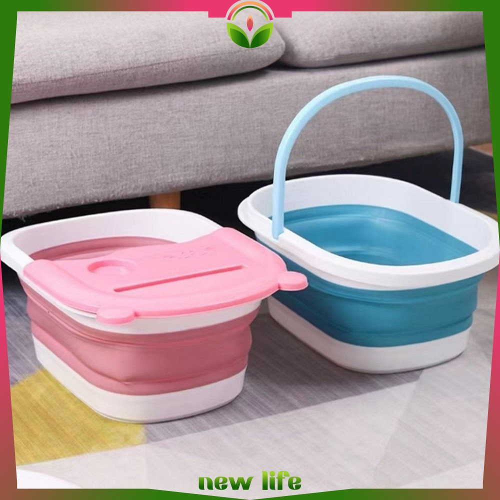 Jual Baskom Rendam Pijat Kaki Motif Beruang Portable / Ember Lipat ...