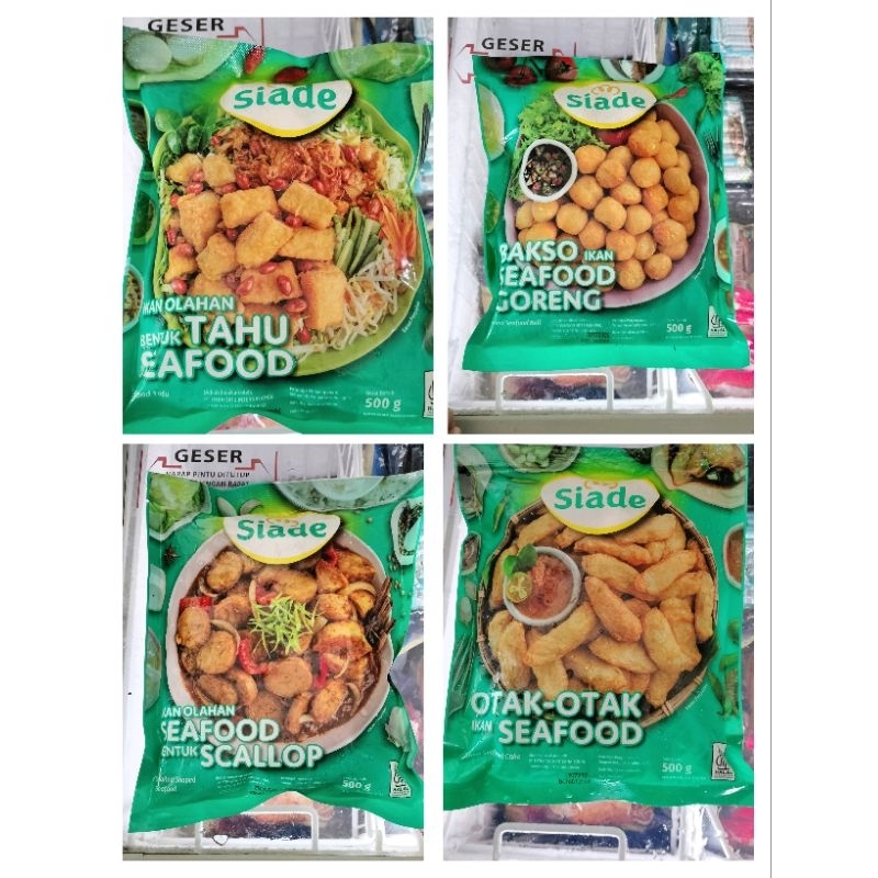 Jual siade seafood 500gr (scallop, otak-otak, tahu, bakso goreng) 500gr ...