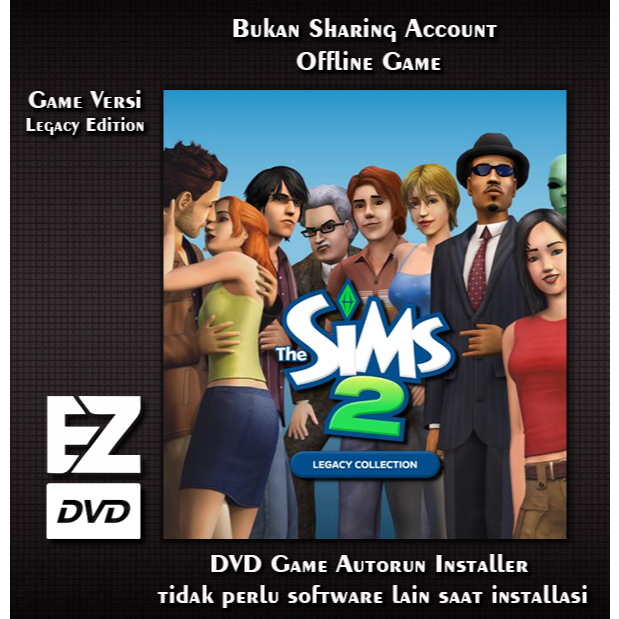Jual The Sims 2 Legacy (2025) - PC DVD Game Autorun Installer | Shopee ...