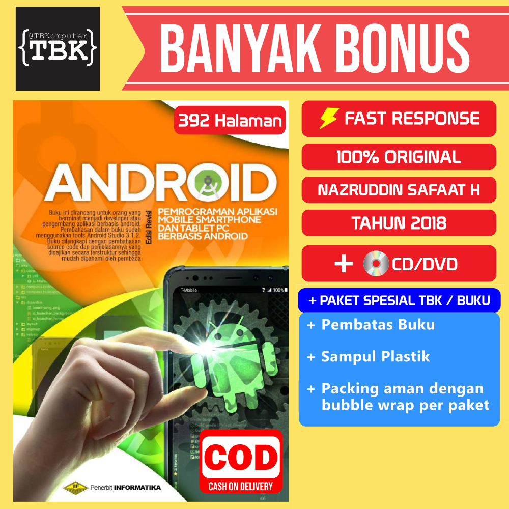 Jual BUKU ANDROID PEMROGRAMAN APLIKASI MOBILE SMARTPHONE DAN TABLET PC ...