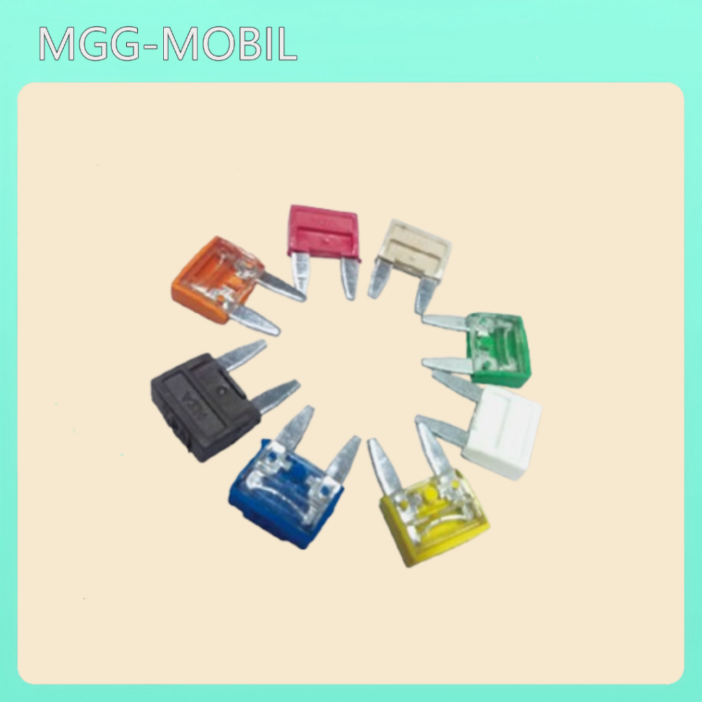 Jual Sekring Tancap Mini/Fuse Kecil Mini 4A 5A 7.5A 10A 15A 20A 25A 30A ...