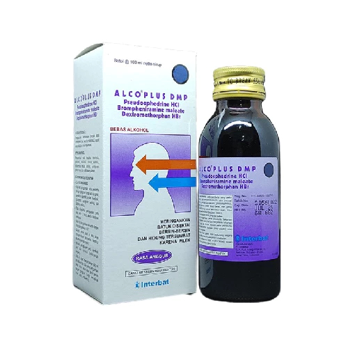 Jual ALCO PLUS DMP SIRUP 100 ML OBAT BATUK PILEK FLU BERSIN BERSIN ANAK ...