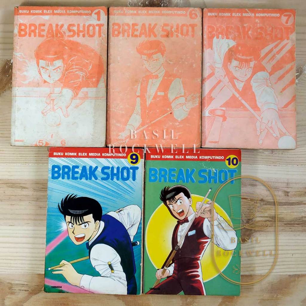 Jual Break Shot (Takeshi Maekawa) no. 1,6,7,9,10 Manga Buku Komik ...