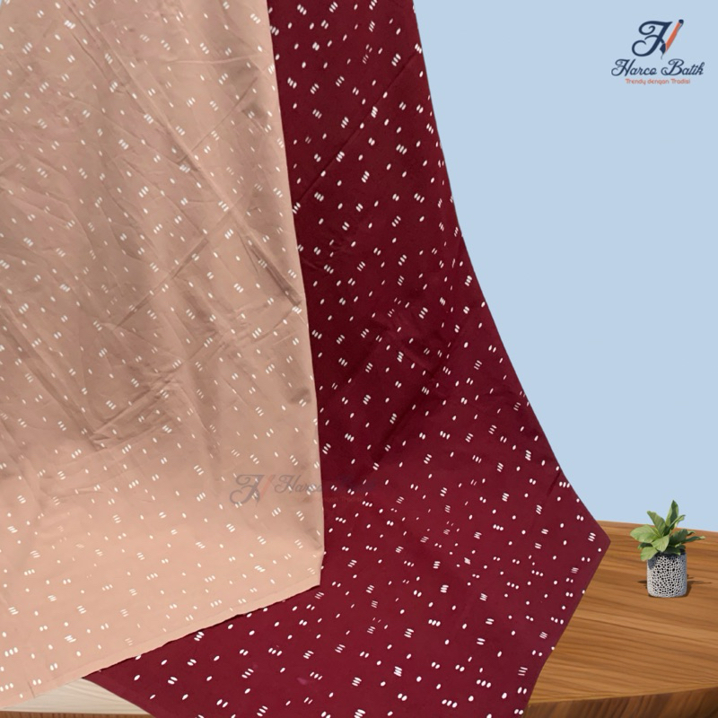 Jual Kain Batik Modern Simple - Batik Cap Motif Sashiko Rintik - Harco ...