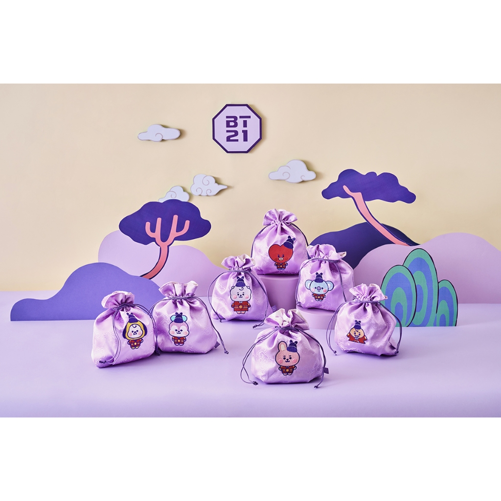 Jual BTS BT21 BABY GOOD LUCK POUCH K-EDITION ver.2 [OFFICIAL ...