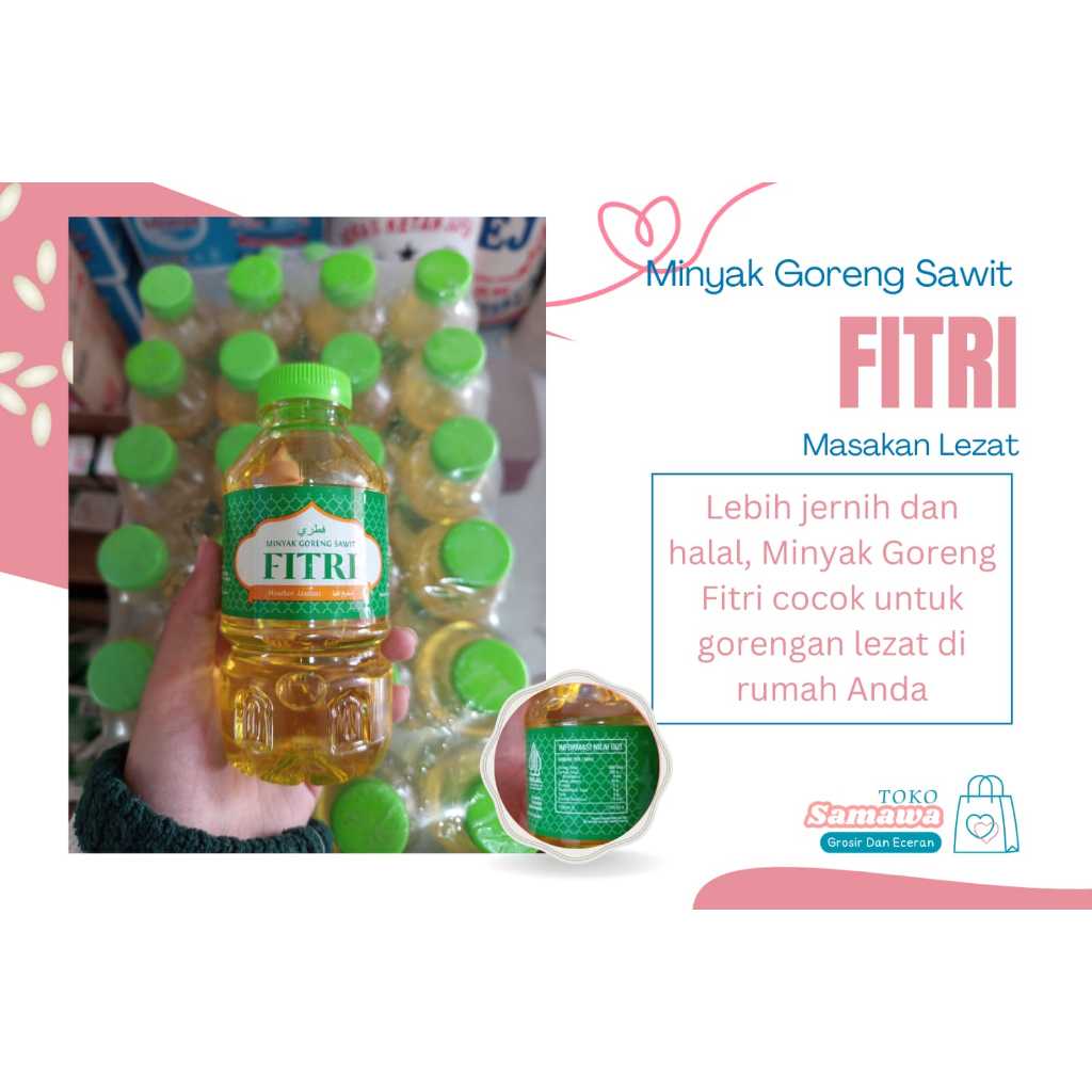 Jual SAMAWA - MINYAK GORENG FITRI 200 ML | Shopee Indonesia