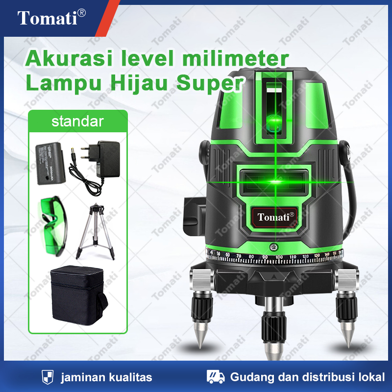 Jual Tomati 2Line 5Line Laser Level Mesin Self Leveling 5 Line Laser ...