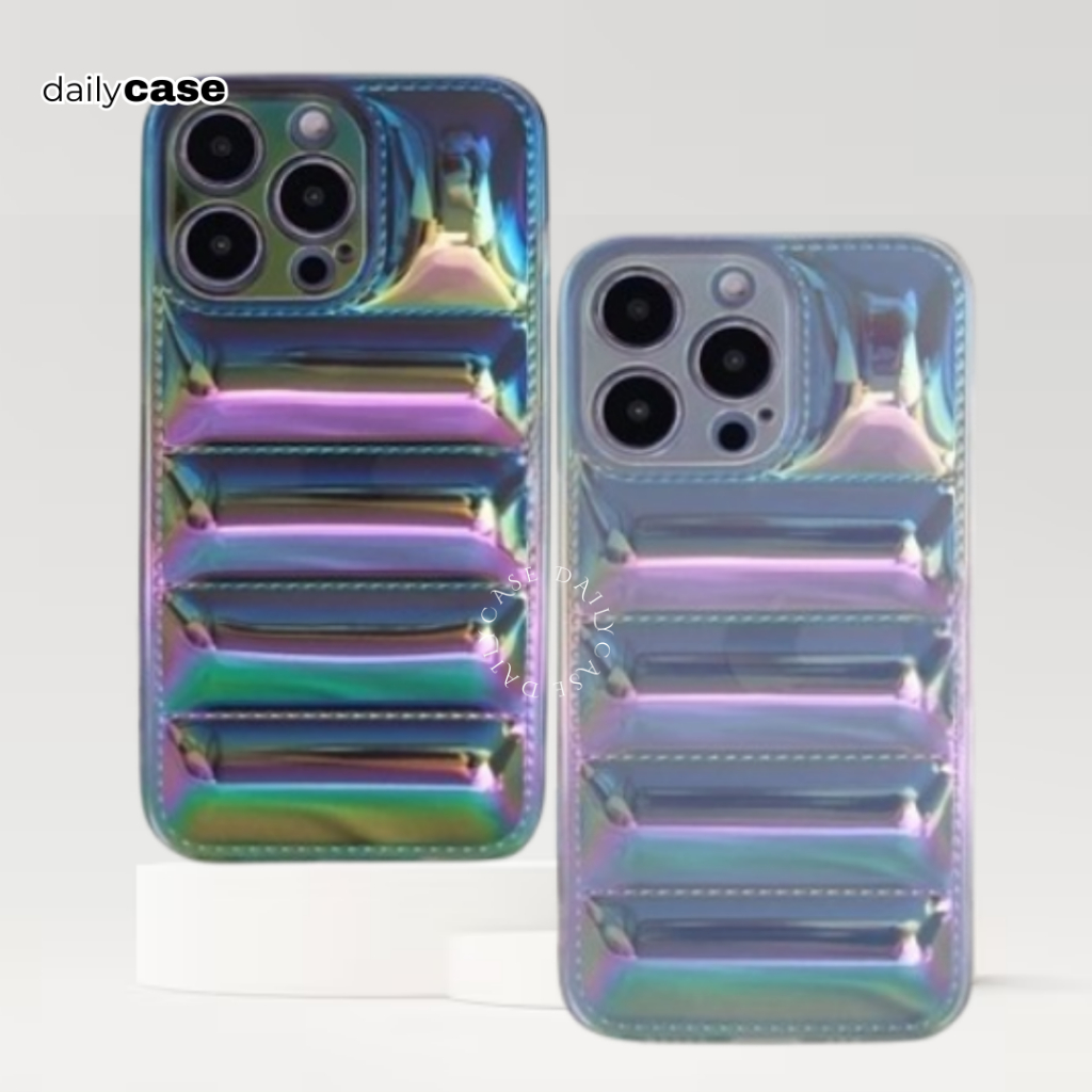 Jual Chameleon Puff Chubby Softcase for iPhone 13 12 11 Promax Pro X Xr ...