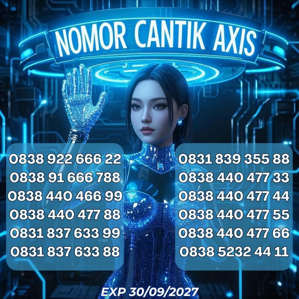 Jual Nomor Cantik Axis Seri AABB & Ekor 2345 Harga mulai 15ribu ...