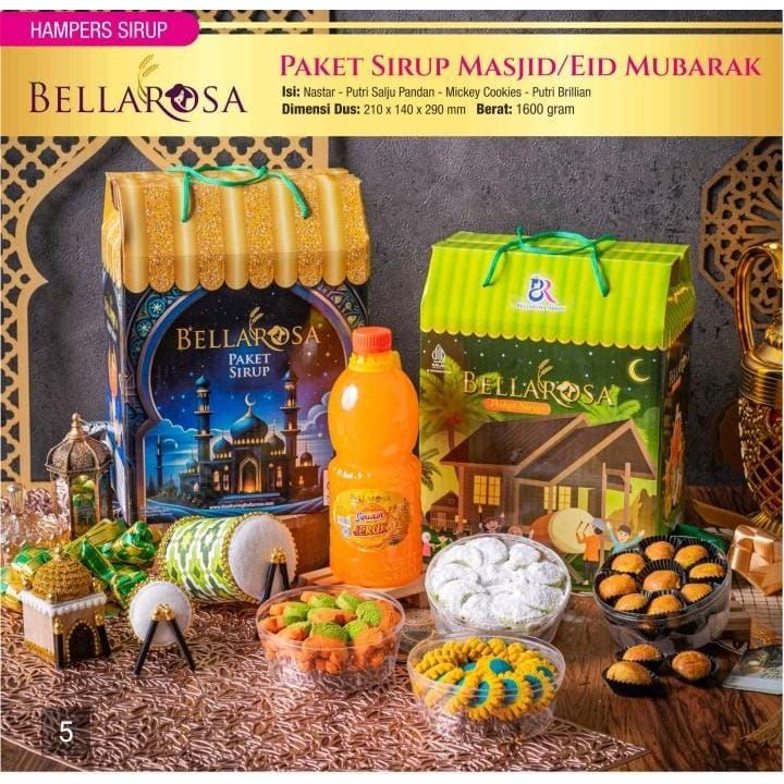 Jual Bellarosa Cookies Kue Kering Hampers Lebaran berat: 1600 gram ...