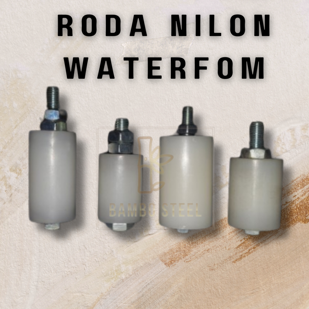 Jual (SATU SET) Roda Roller nilon nylon(BEARING) Rel Atas(NON BEARING ...