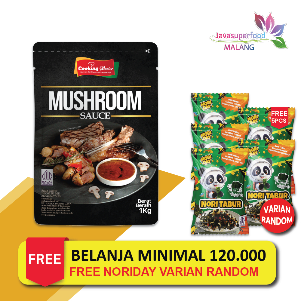 Jual Cooking Master - Saus Jamur / Mushroom Sauce Saus Jamur Mushroom ...
