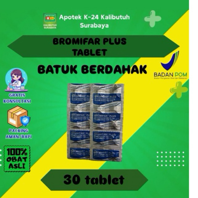 Jual Bromifar Plus tablet ( 30 tablet) | Shopee Indonesia