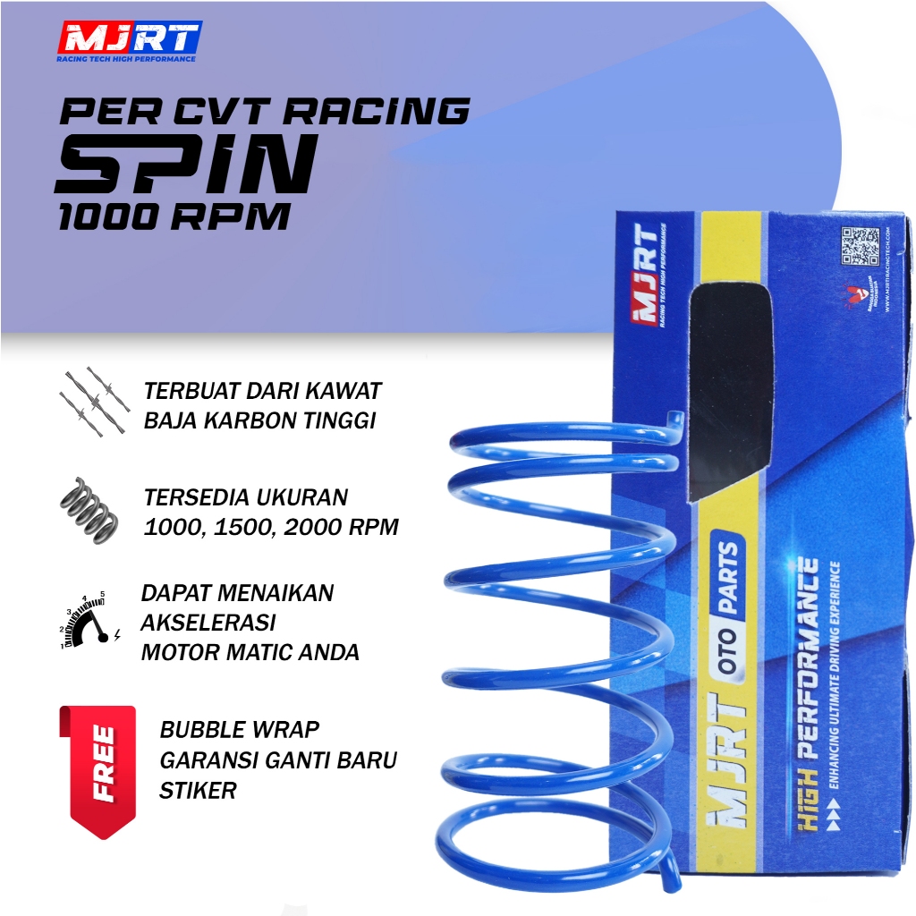 Jual PER CVT RACING 1000 RPM SPIN SKYWAVE SKYDRIVE MJRT | Shopee Indonesia