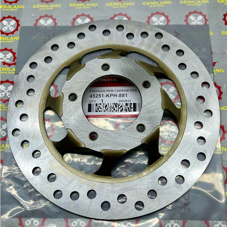 Jual 45251-KPH-881 Piringan Cakram Depan (DISK FR BRAKE) Karisma Supra X 125 Original Honda ...