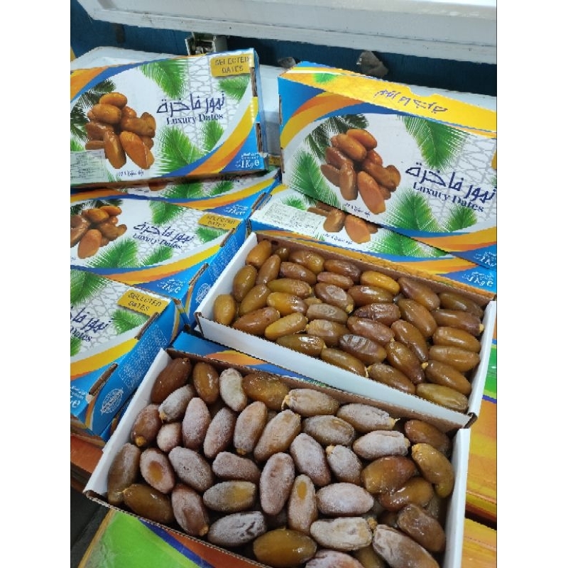 Jual kurma ruthob Libya kemasan dus 1kg kurma muda 1 kg kurma basah ...