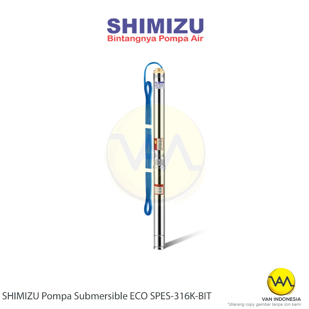 Jual Shimizu pompa Submersible ECO SPES-316K BIT (3/4 HP) 50 M | Shopee ...