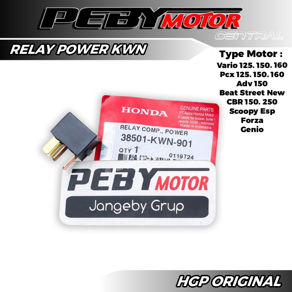 Jual Relay Starter Beat Scoopy Vario 110 Spacy Fi Esp Vario PCX ADV 125 ...