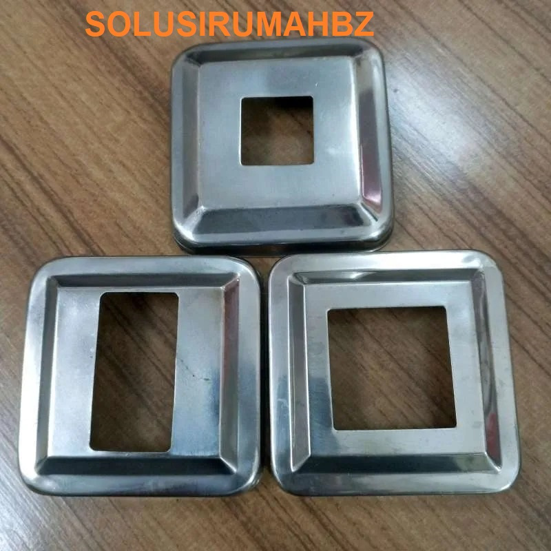 Jual BRAKET HOLLOW STAINLESS RING KOTAK TAPAK PIPA holow BRACKET 20 25 ...