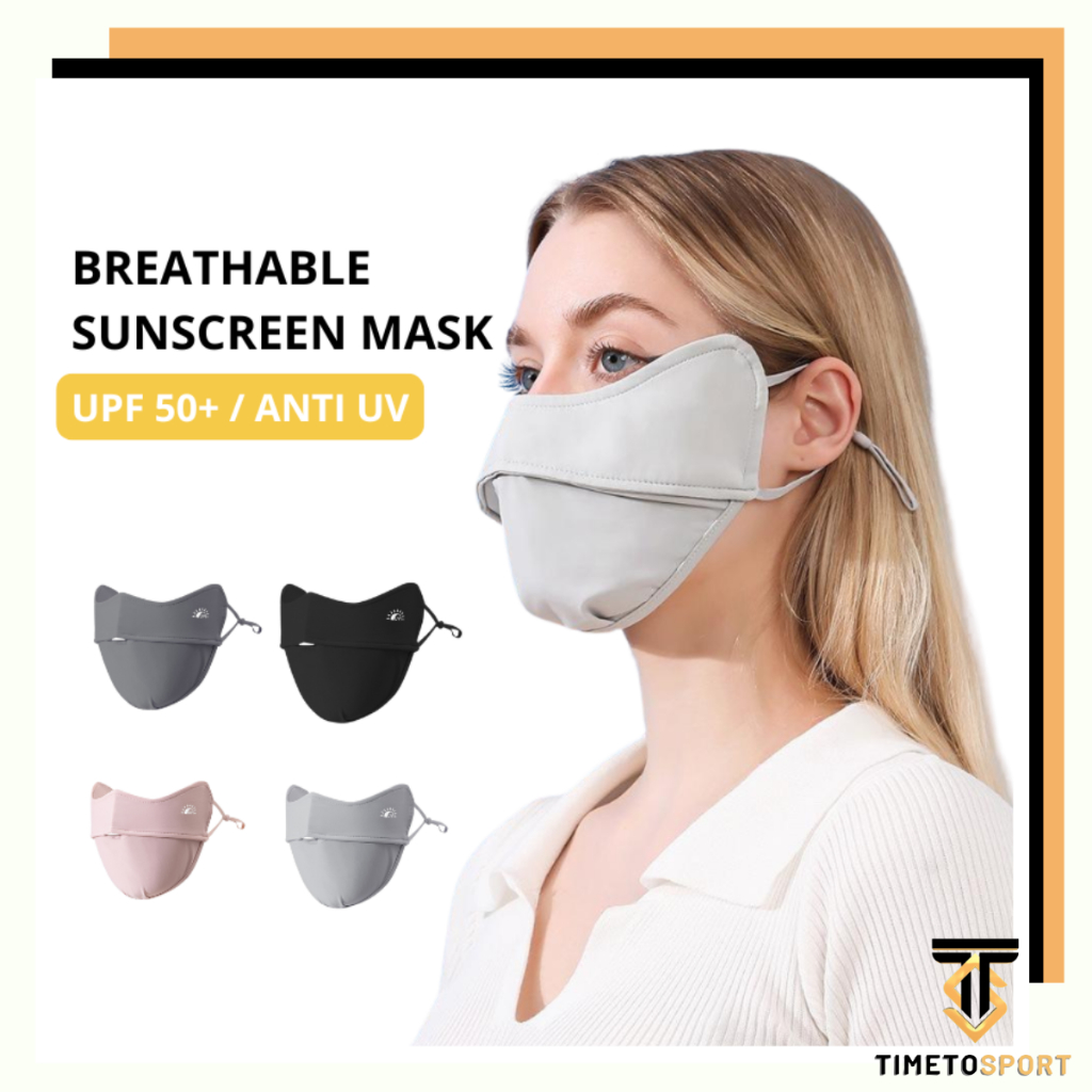 Jual TIMETOSPORT Masker Debu Masker Wajah Anti Ultraviolet Matahari Masker Sepeda Face Anti UV ...