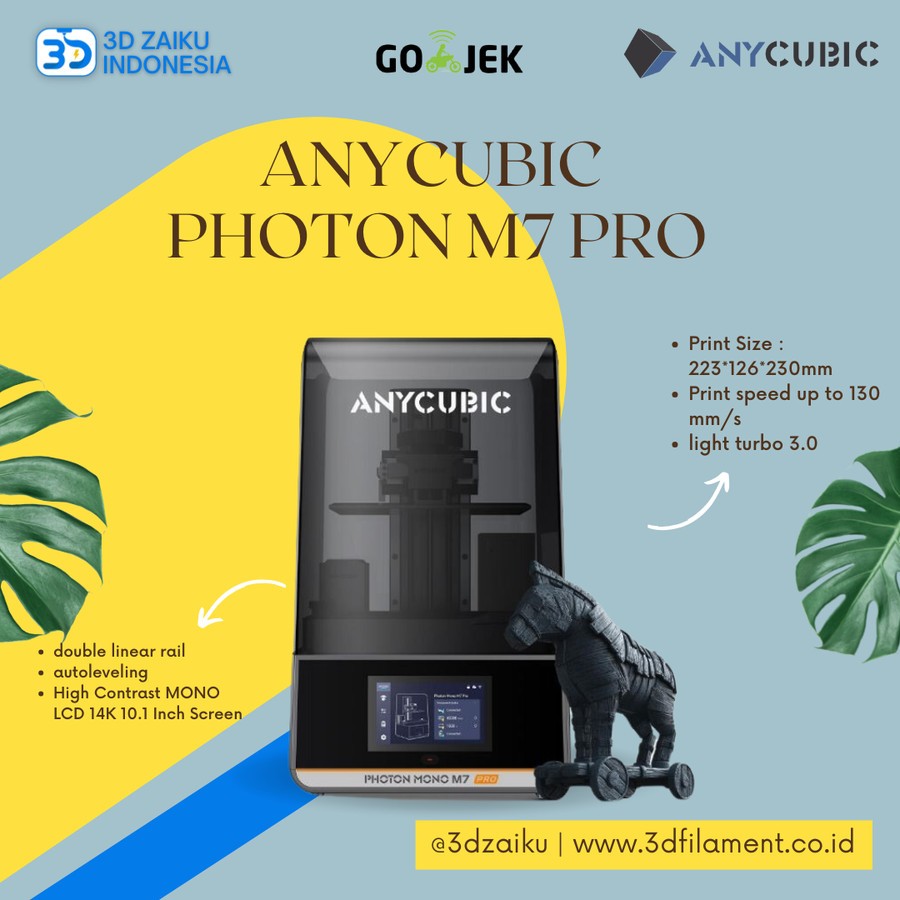 Jual Anycubic Photon M7 PRO 14K Mono LCD Autoleveling MSLA High Speed ...