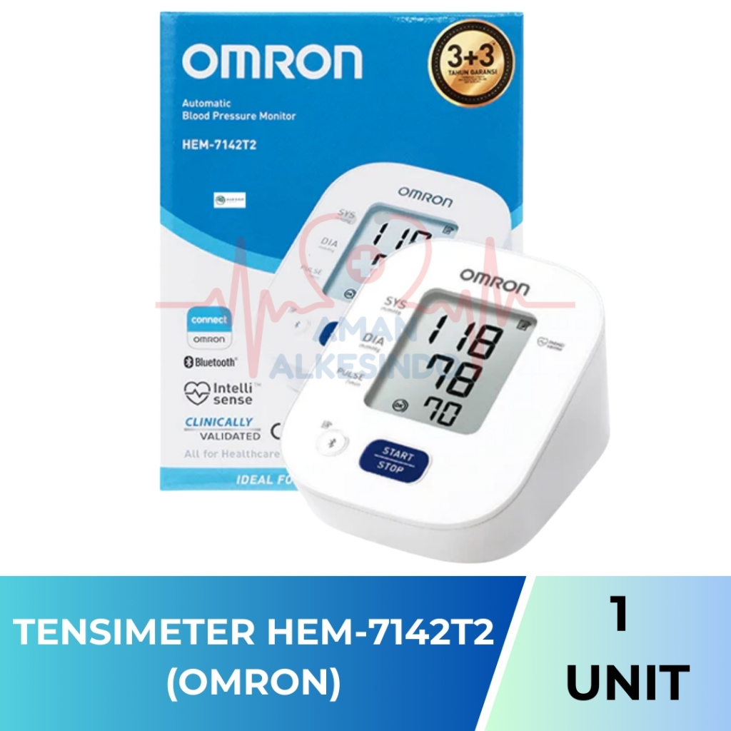 Jual Tensimeter Omron HEM-7142T2 | HEM-7120 | Alat Pengukur Tekanan ...