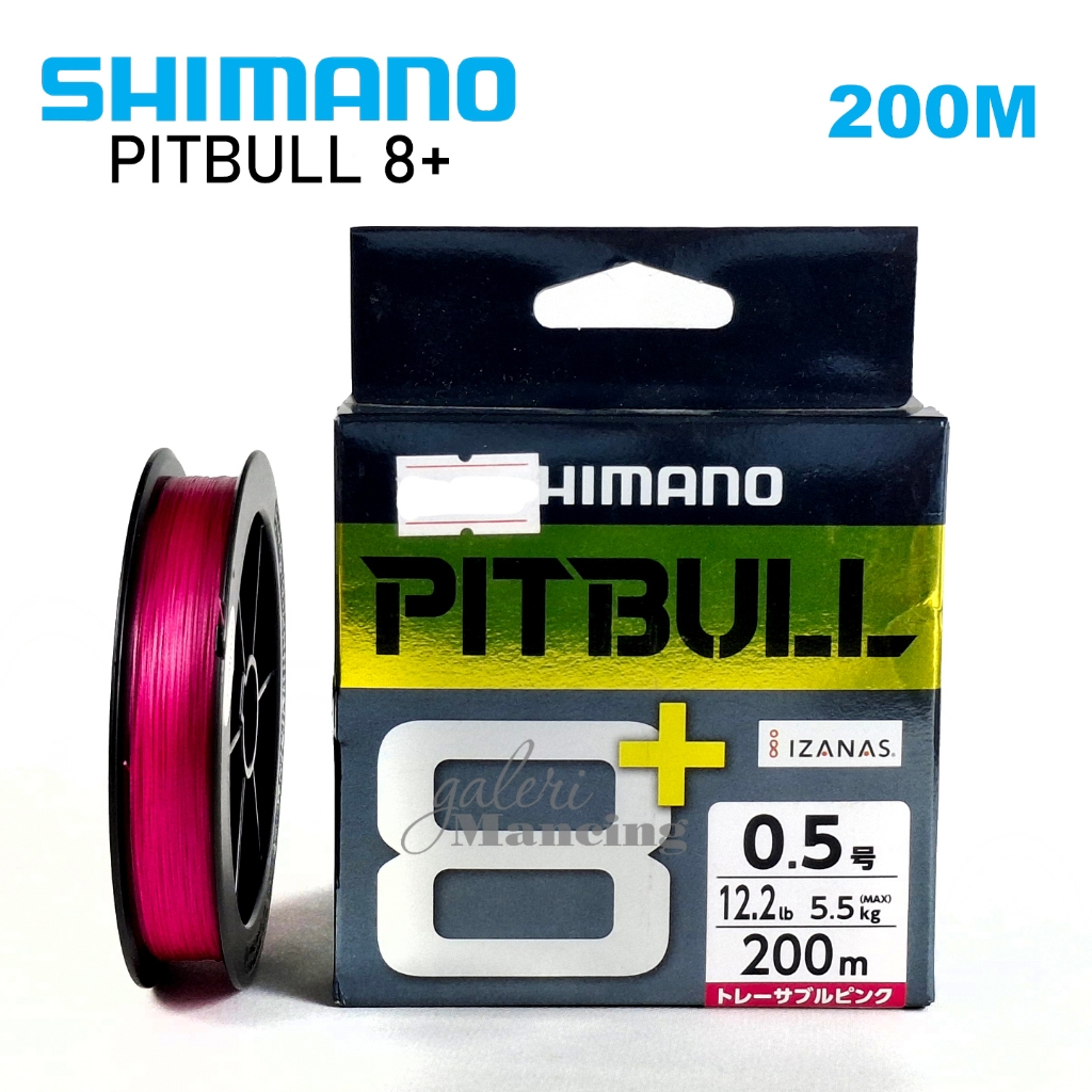 Jual Senar PE Shimano PITBULL 8+ 200M | Izanas | 0.5 sd 2 | Multicolor | Made in Japan | Shopee ...