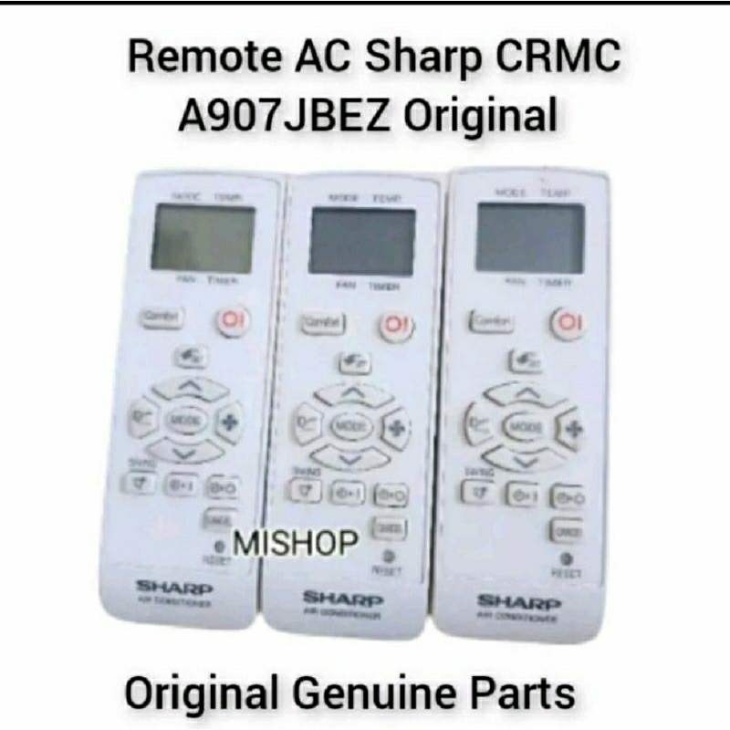 Jual Remote AC Sharp CRMC-A907JBEZ Original | Shopee Indonesia