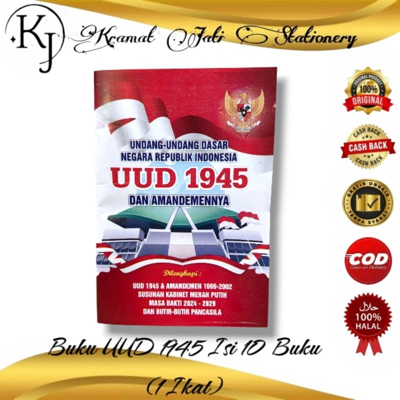 Jual Buku UUD 1945 Isi 10 Buku (1 Ikat) | Shopee Indonesia