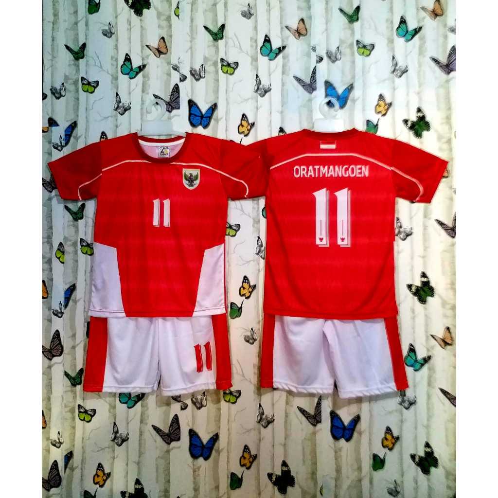 Jual jersey oratmangoen anak | jersey oratmangoen | jersey timnas indonesia 2025 anak | Setelan ...