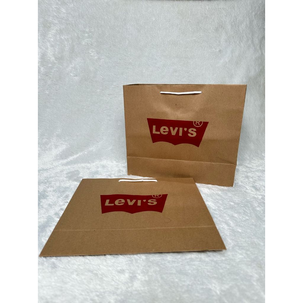 Jual R4 Paper Bag Lapis 30cm x 12 cm x 25 cm Bungkus Kado Putih Branded ...