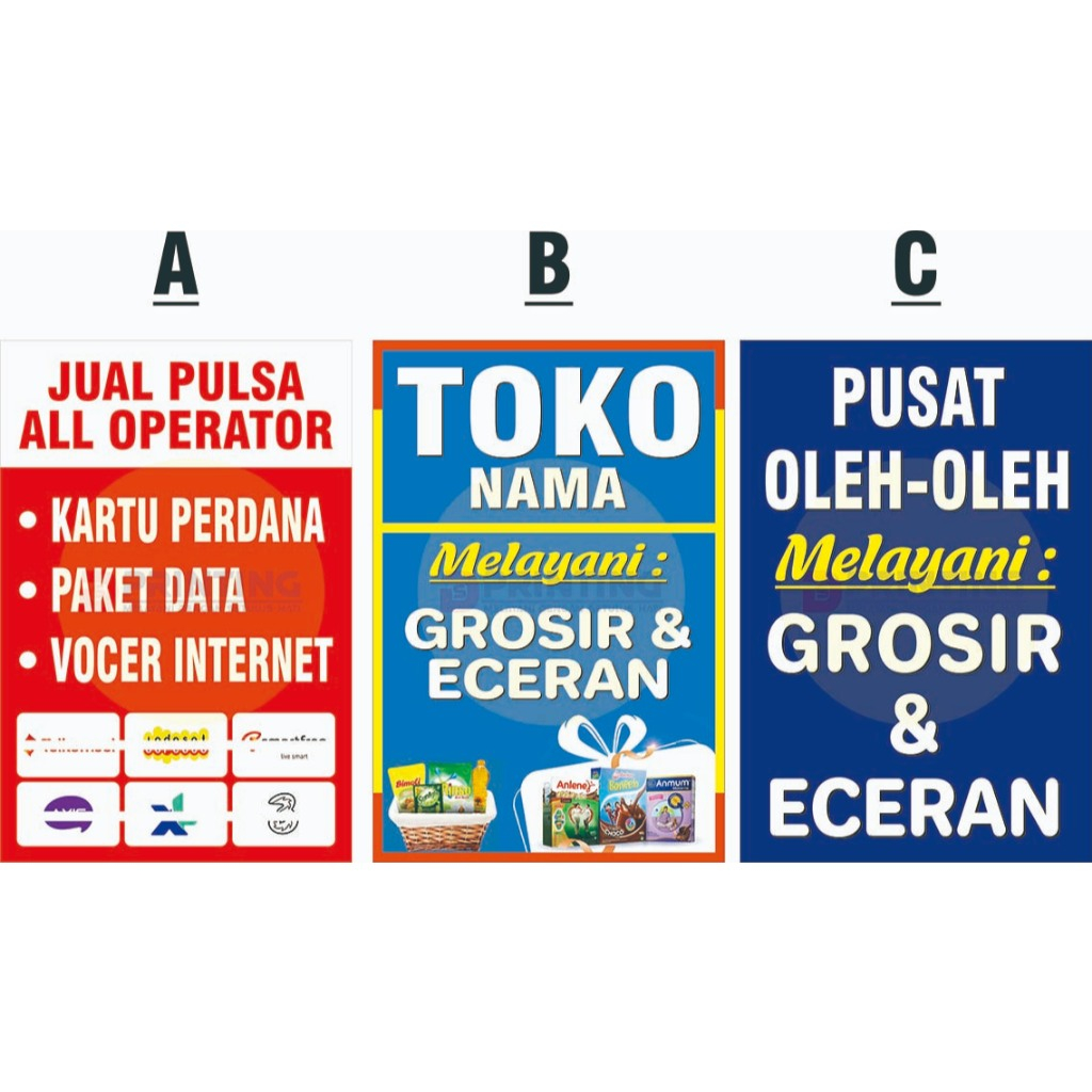 Jual STIKER JUALAN UNTUK TOKO ATAU KONTER ( DIJUAL PER PCS ) | Shopee ...