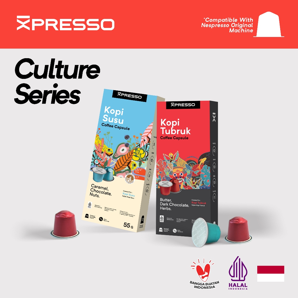 Jual XPRESSO Kopi Kapsul - CULTURE SERIES - Nespresso Coffee Capsules ...