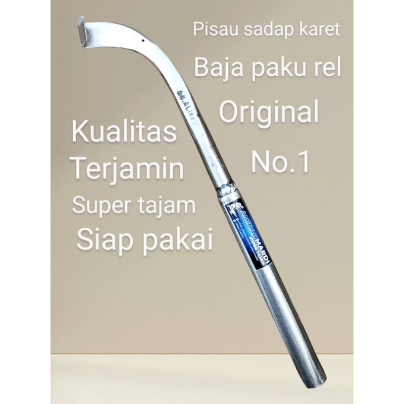 Jual pisau sadap karet asli paku rel | Shopee Indonesia
