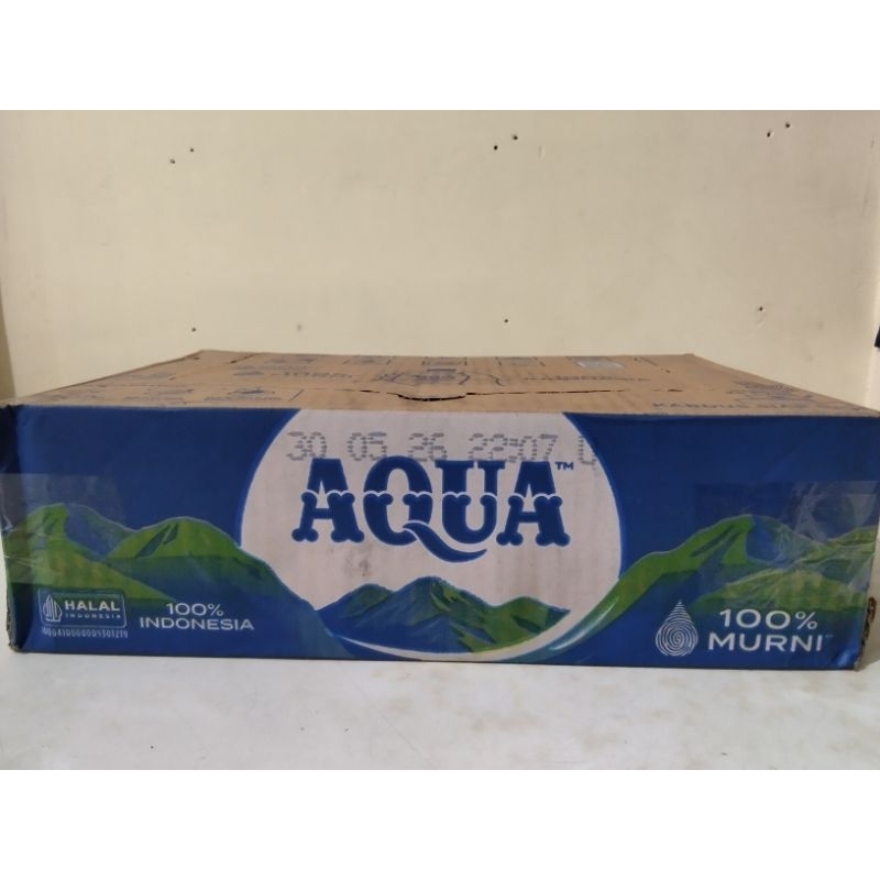 Jual Aqua Air Mineral Cube 220ml isi 24 botol | Shopee Indonesia