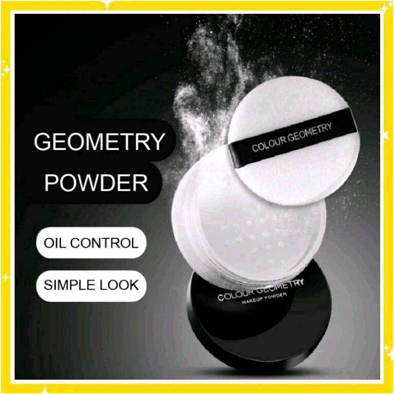 Jual colour geometry mineral loose powder bedak tabur halus 5067 ...