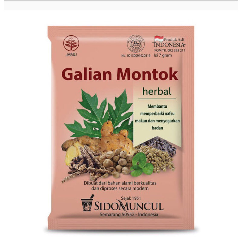 Jual galian montok sidomuncul isi 10sachet | Shopee Indonesia